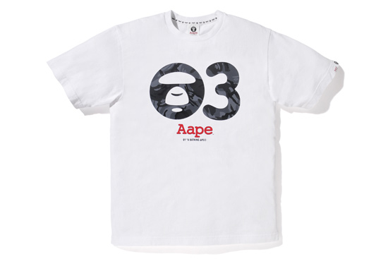 AAPE发布三周年限量版迷彩print tee|AAPE|A BATHING APE®_凤凰时尚